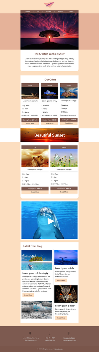 Best Coffee Email Template | Unlayer