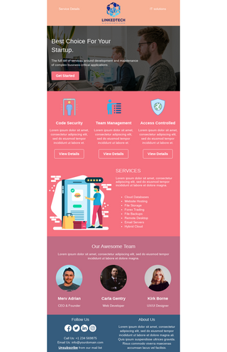 New Software Release Email Template | Unlayer