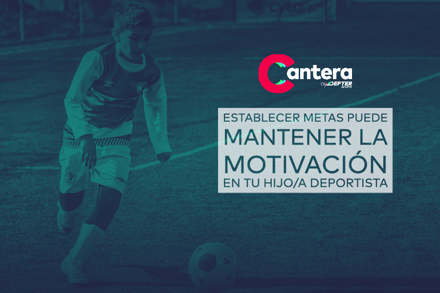 Establecer metas puede mantener la motivación en tu hijo/a deportista
