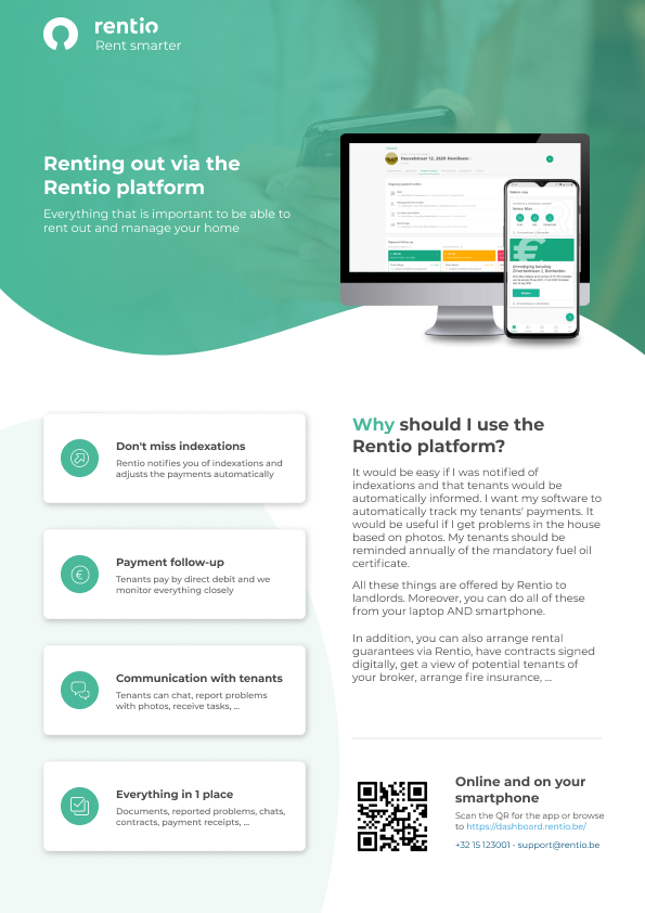 Rentio - Flyer center