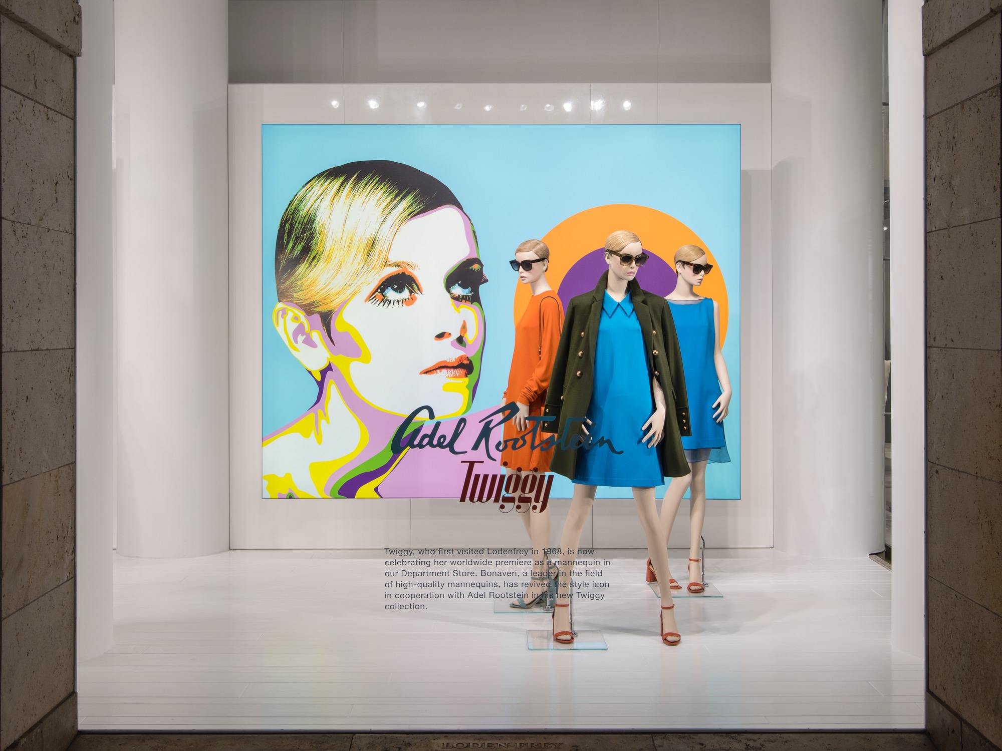 Rootstein: Twiggy at Lodenfrey - Window Display | Visual Merchandising