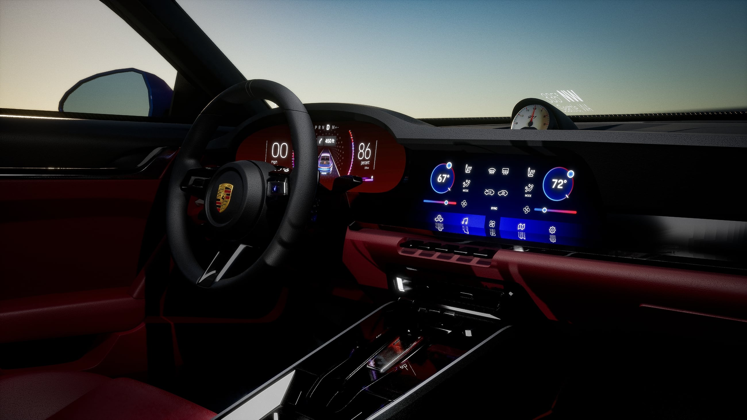 Porsche Virtual Dashboard