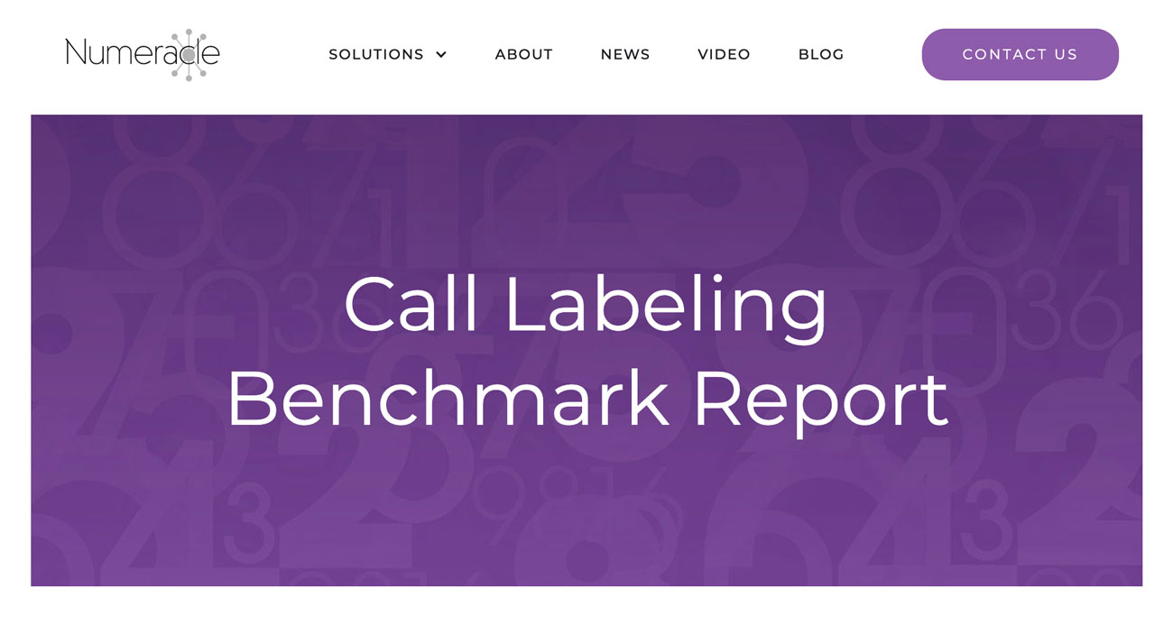 Call Labeling Benchmark Report: Collections Industry