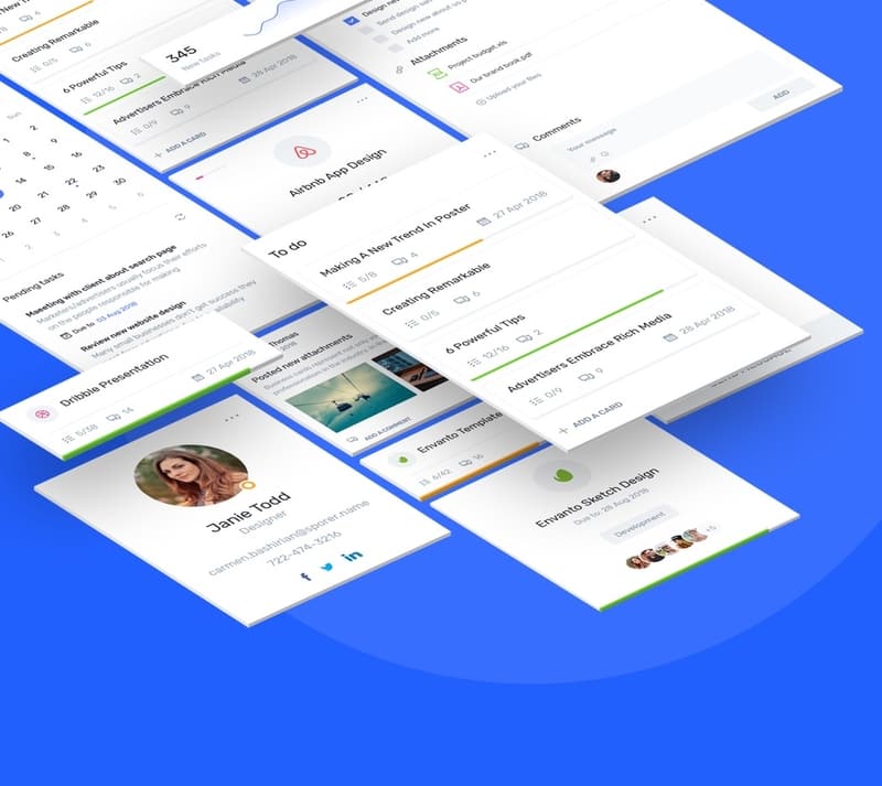 IOTask Mobile UI Kit for Productivity and To-Do Apps