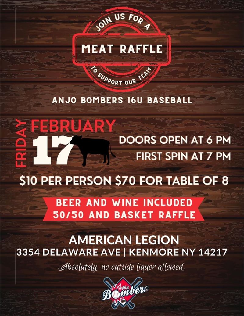Upcoming Meat Raffle Events in WNY - Fun Meat Raffles