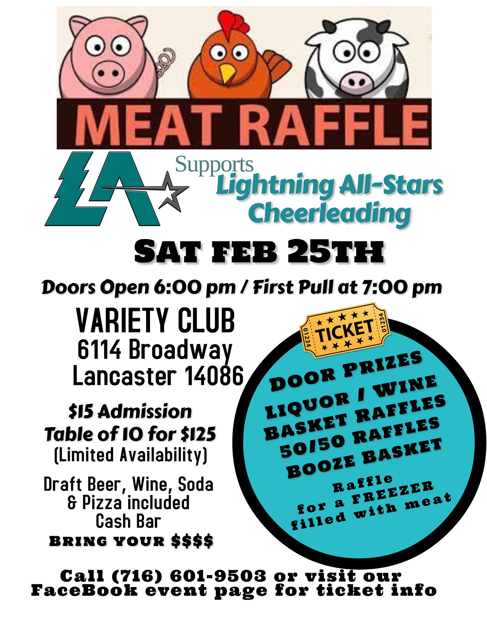 Upcoming Meat Raffle Events in WNY - Fun Meat Raffles