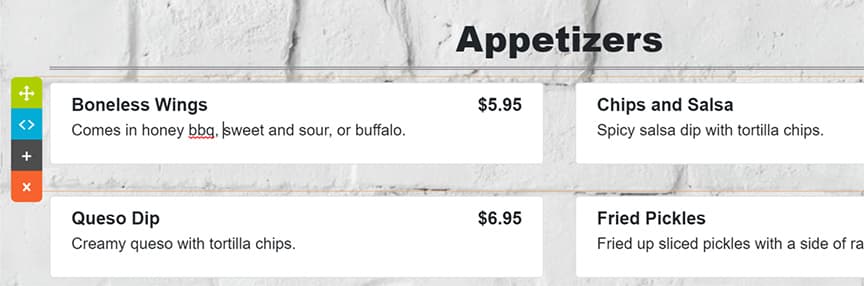 Adding a Touchless Menu to WiFi Splash Page