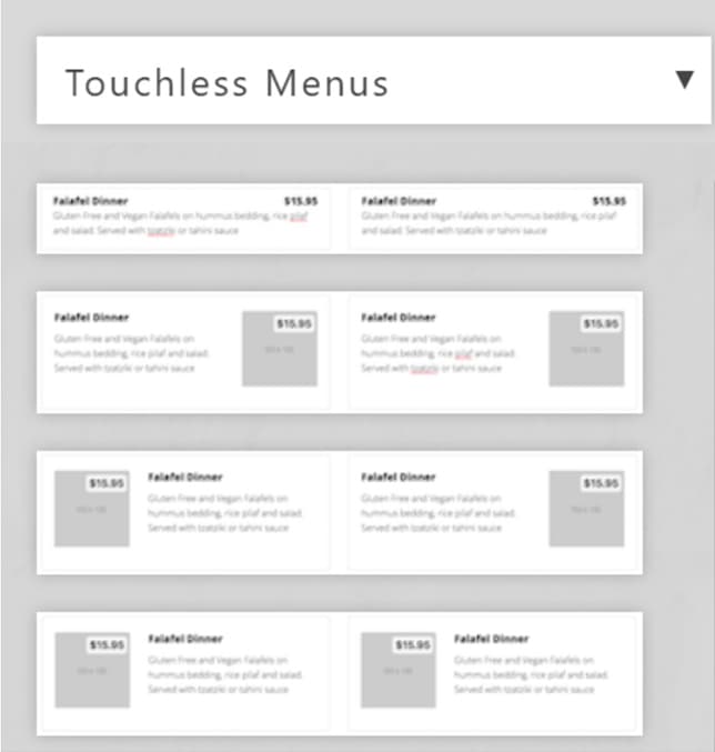Adding a Touchless Menu to WiFi Splash Page