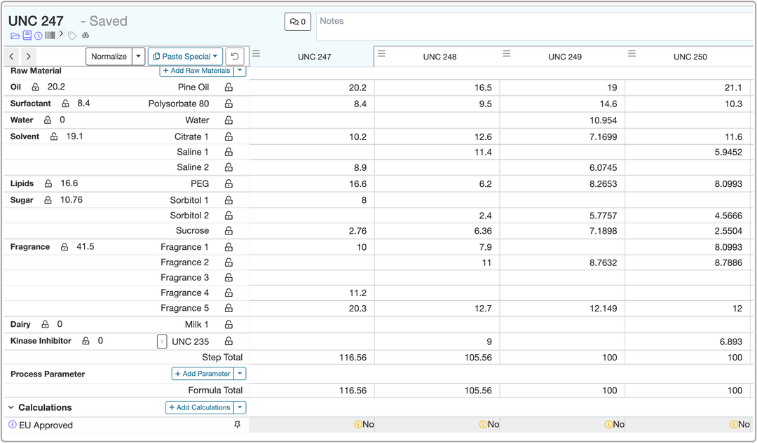 Chemicals | Uncountable