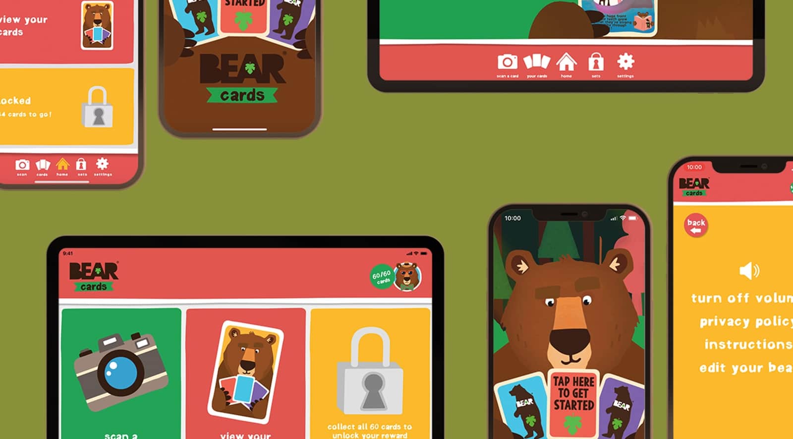 Tasty BEAR cards app | New Socks Media