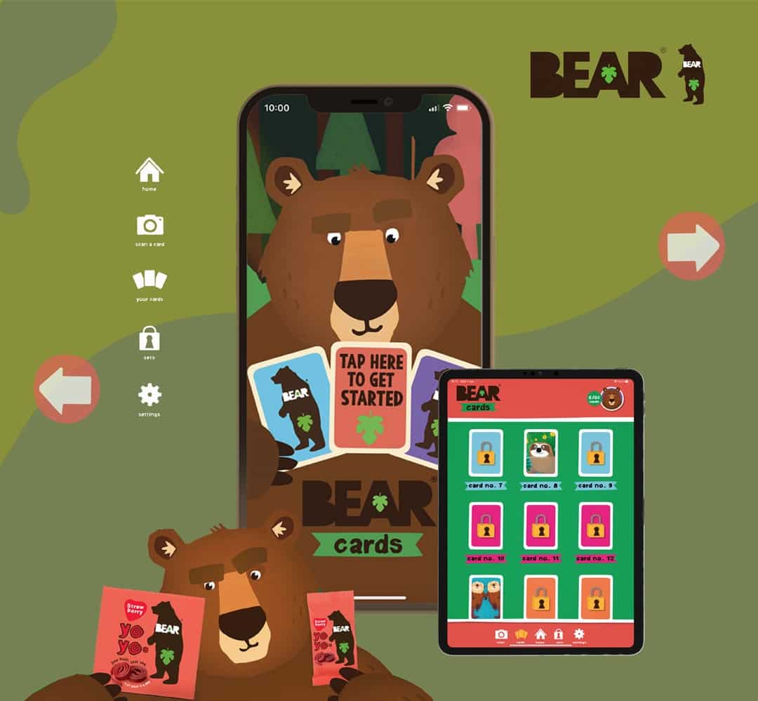 Tasty BEAR cards app | New Socks Media