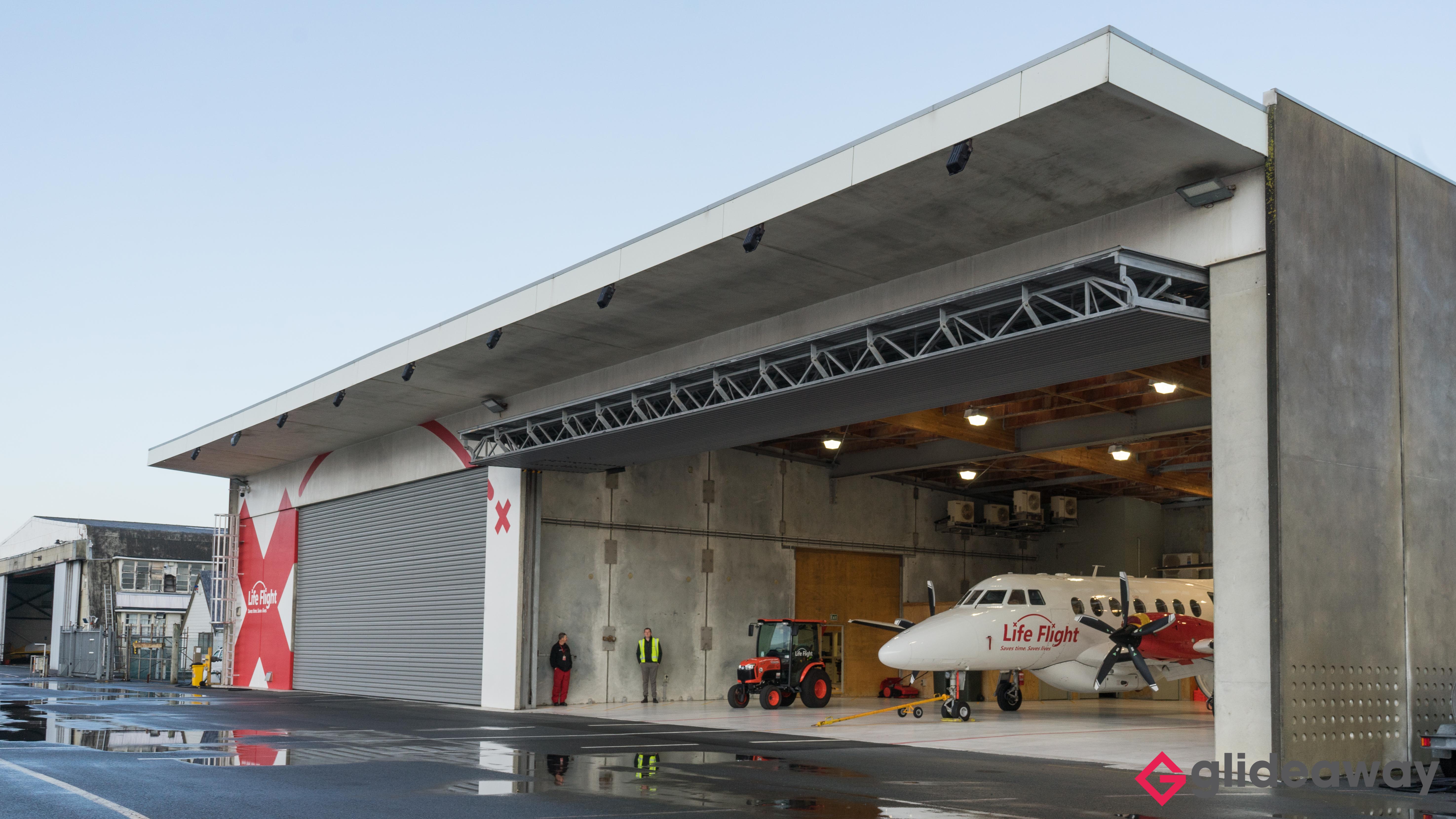 The Life Flight Trust Hangars Wellington Airport - Glideaway