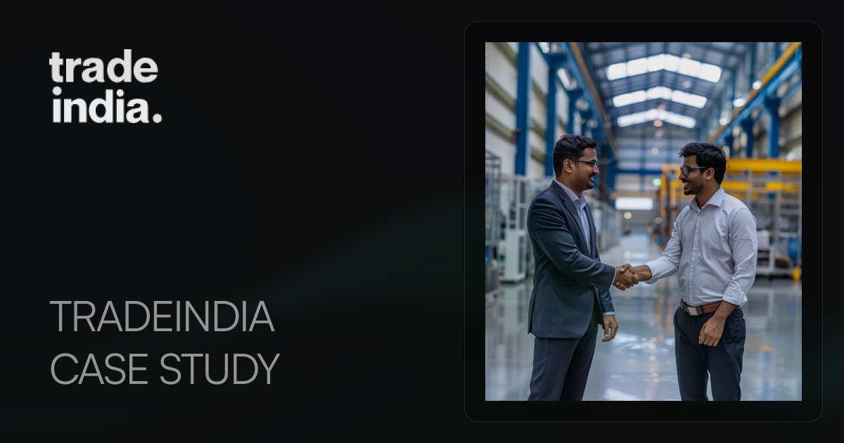 TradeIndia Case Study