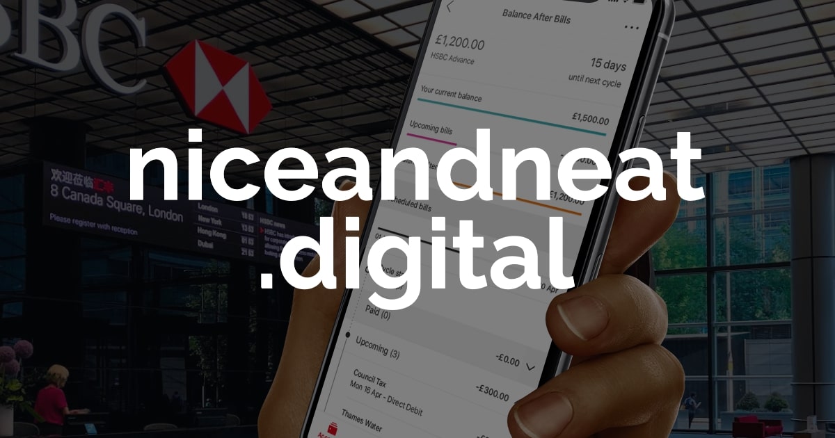 HSBC global mobile app - niceandneat.digital