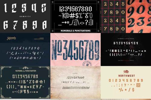 15 Best Tattoo Number Fonts in 2023