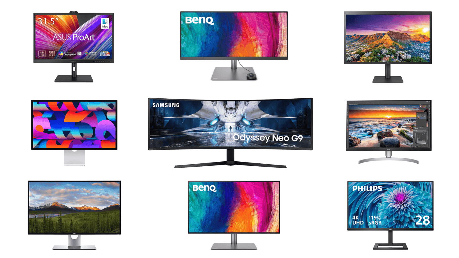9 Best Monitors for Graphic Design in 2023