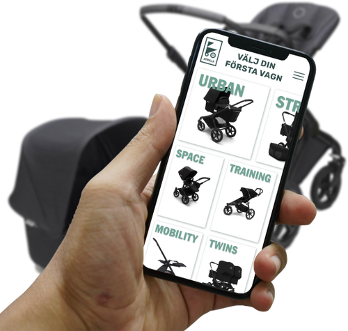 Hyr barnvagn idag hos Strulla