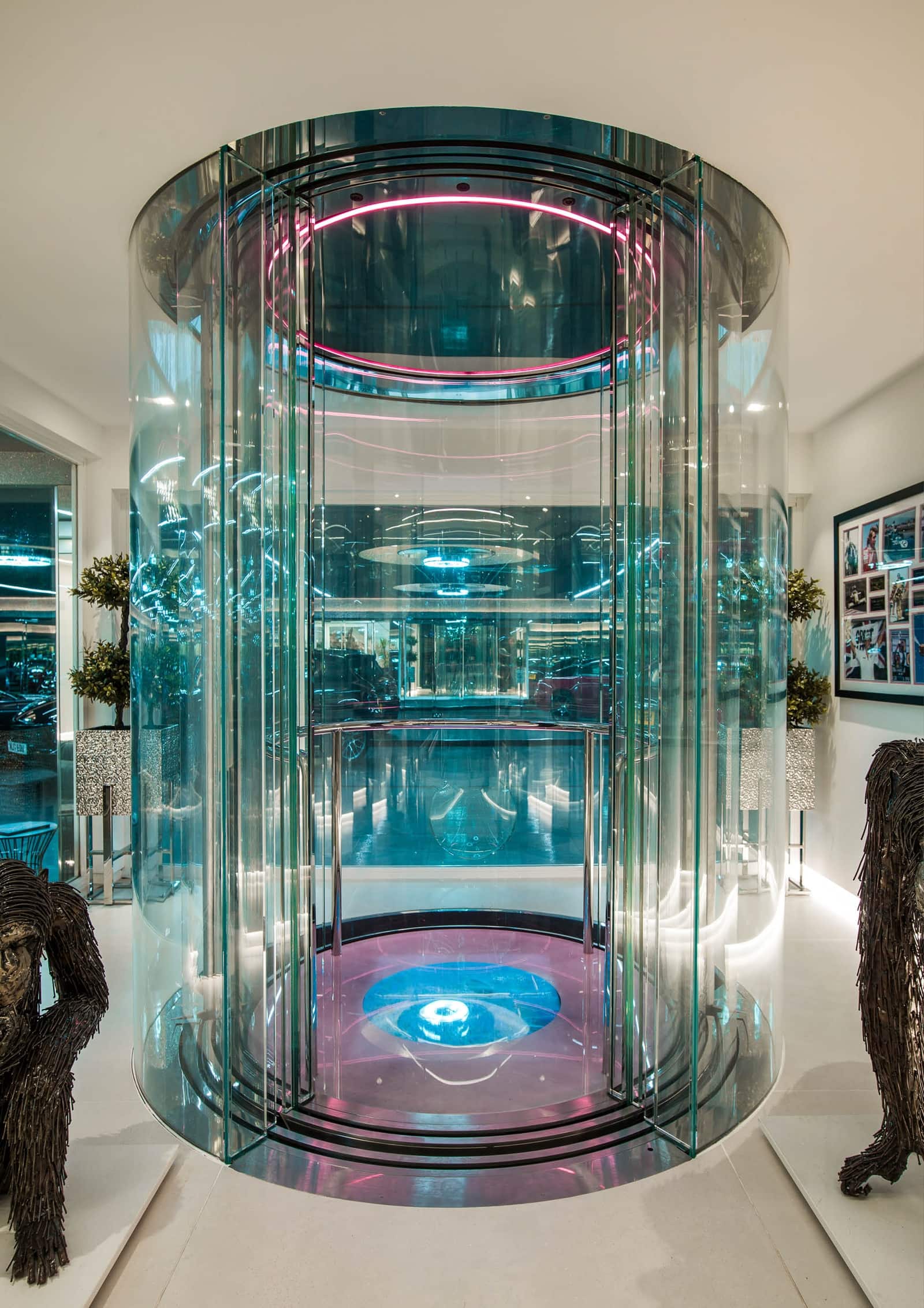 Edgecroft Circular Glass Lift - Premier Lift Group