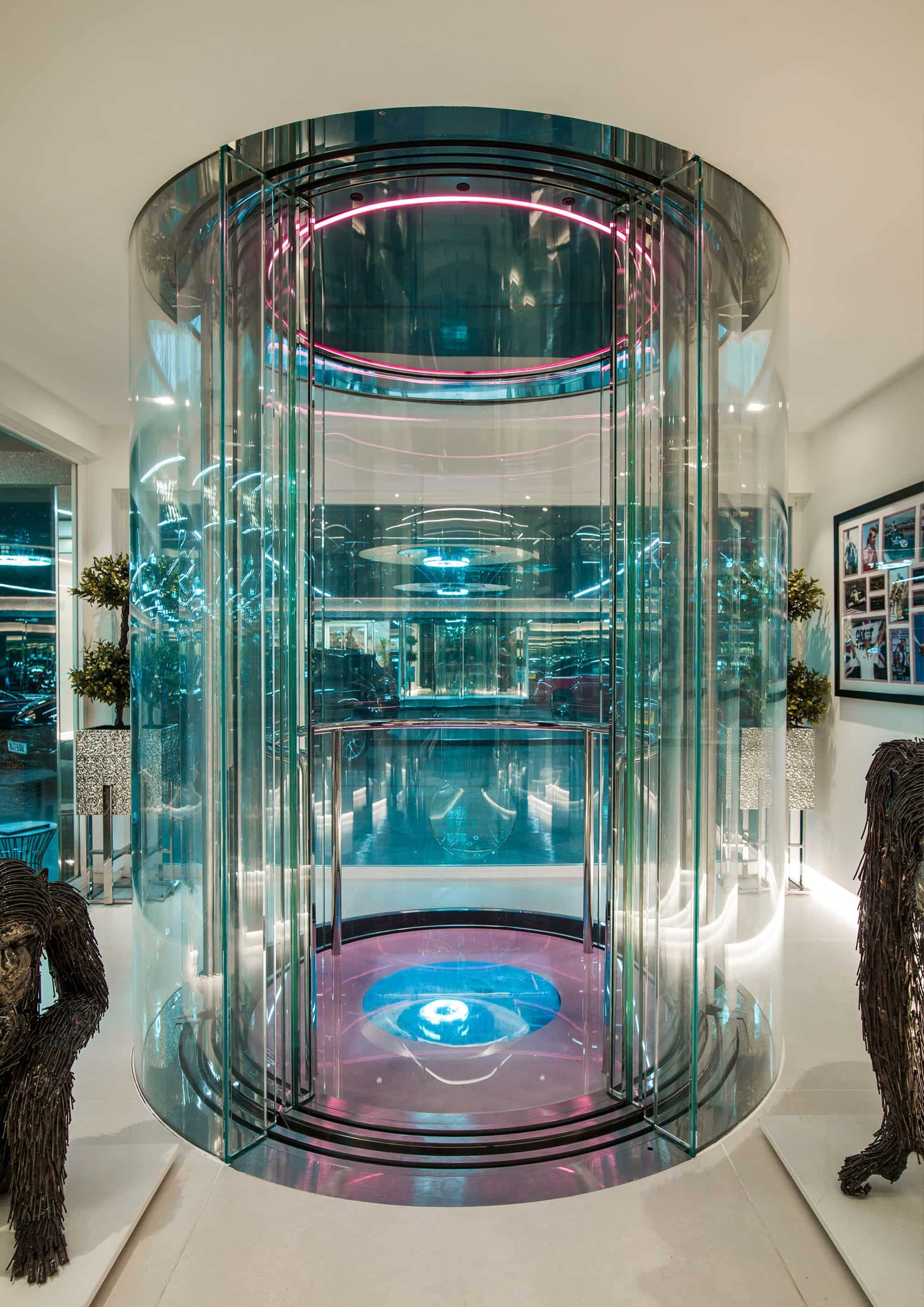 Edgecroft Circular Glass Lift - Premier Lift Group