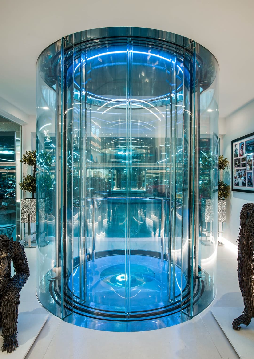 Edgecroft Circular Glass Lift - Premier Lift Group