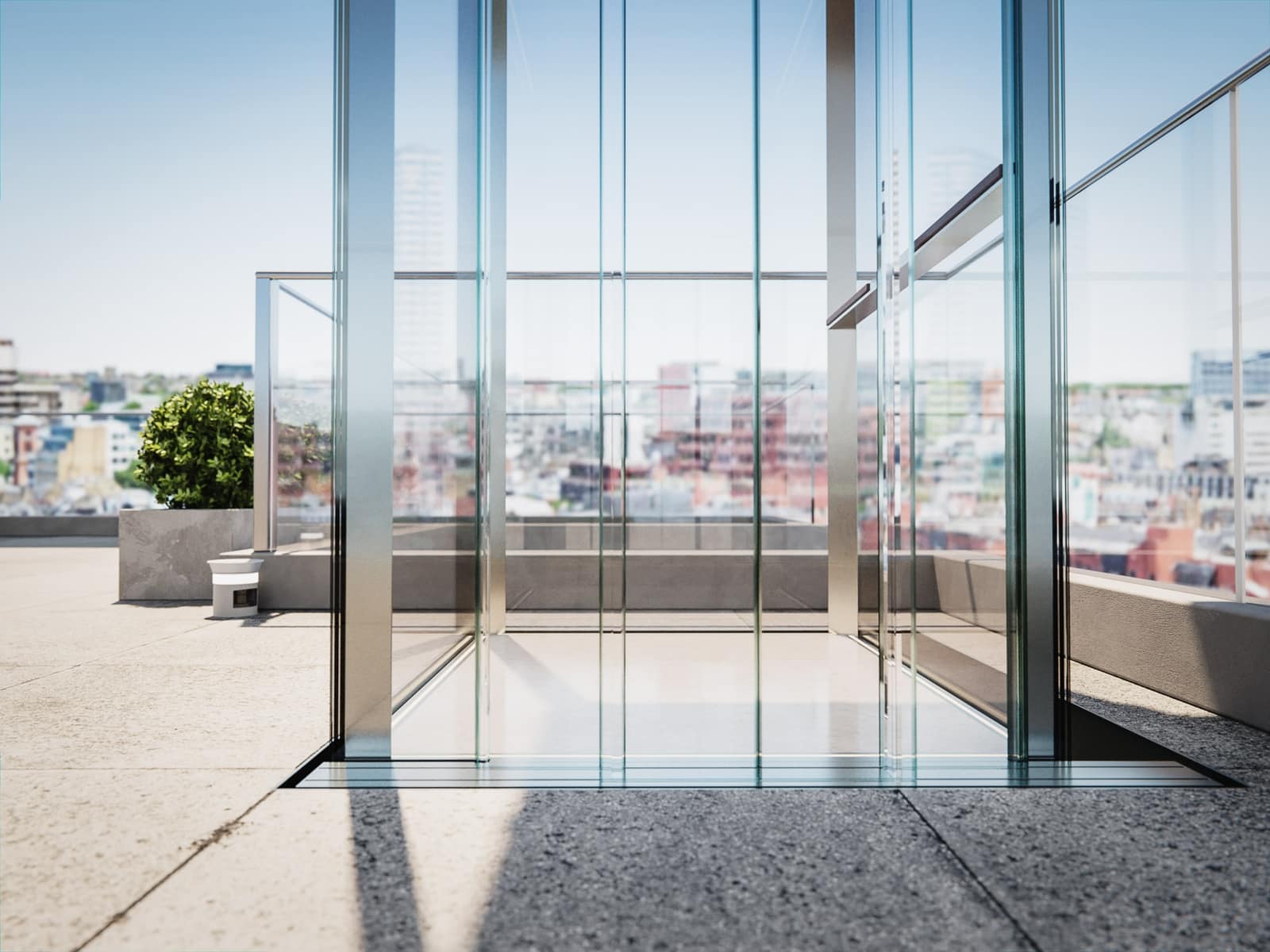 Mayfair Luxury Terrace Lift - Premier Lift group