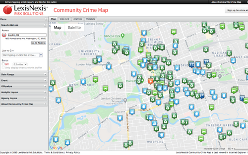Crime Report London Ontario [Interactive Map] - JM Security Canada