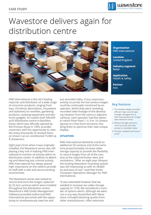 Success Stories | Wavestore - Video Management Software