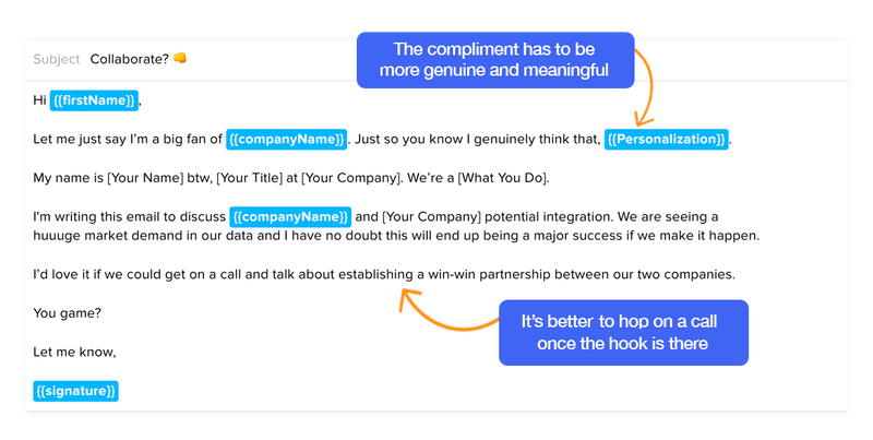 Best Collaboration Email Example