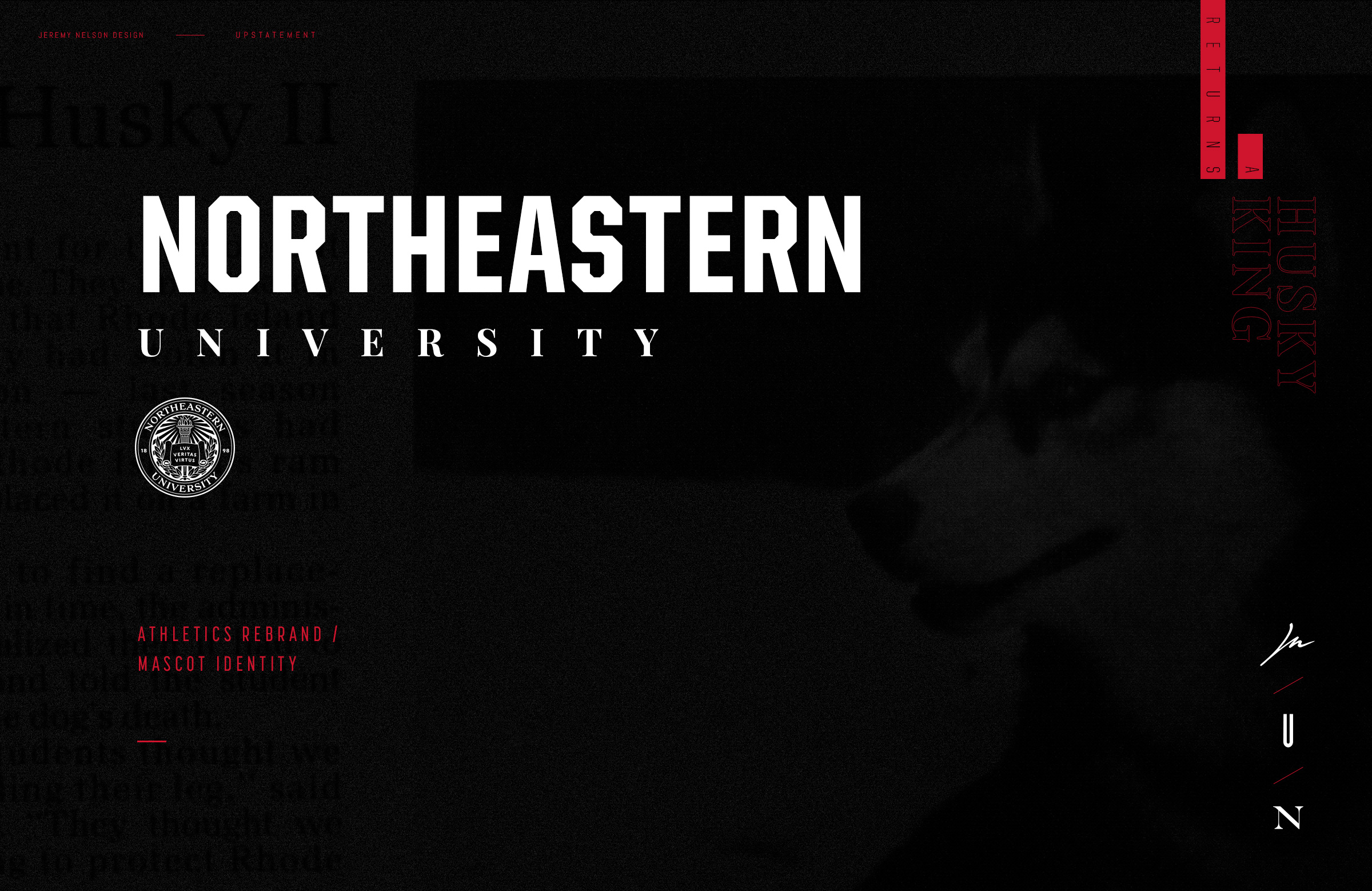 Northeastern University Huskies Logo