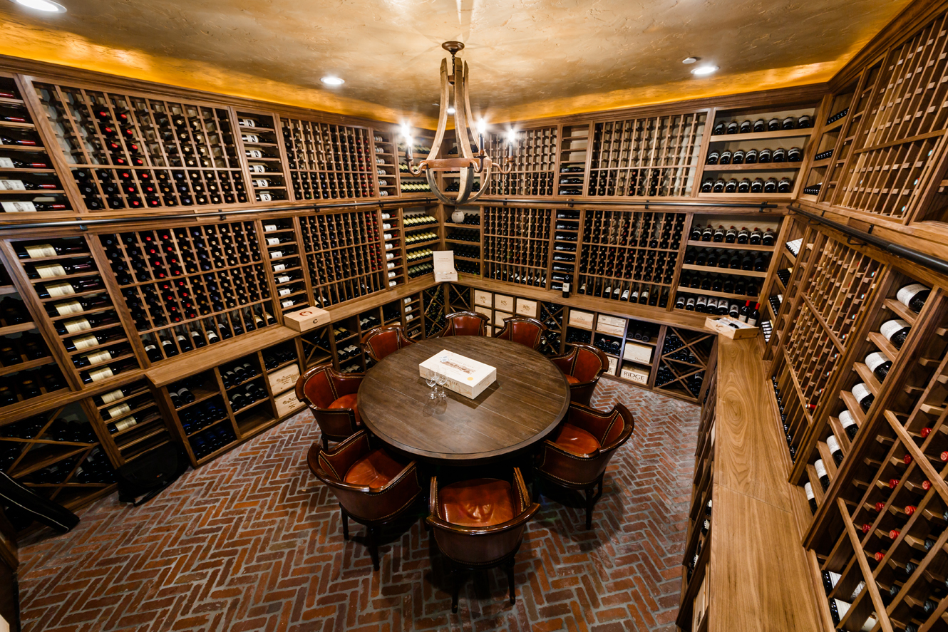 Baltusrol Golf Club Custom Wine Cellar - Joseph & Curtis