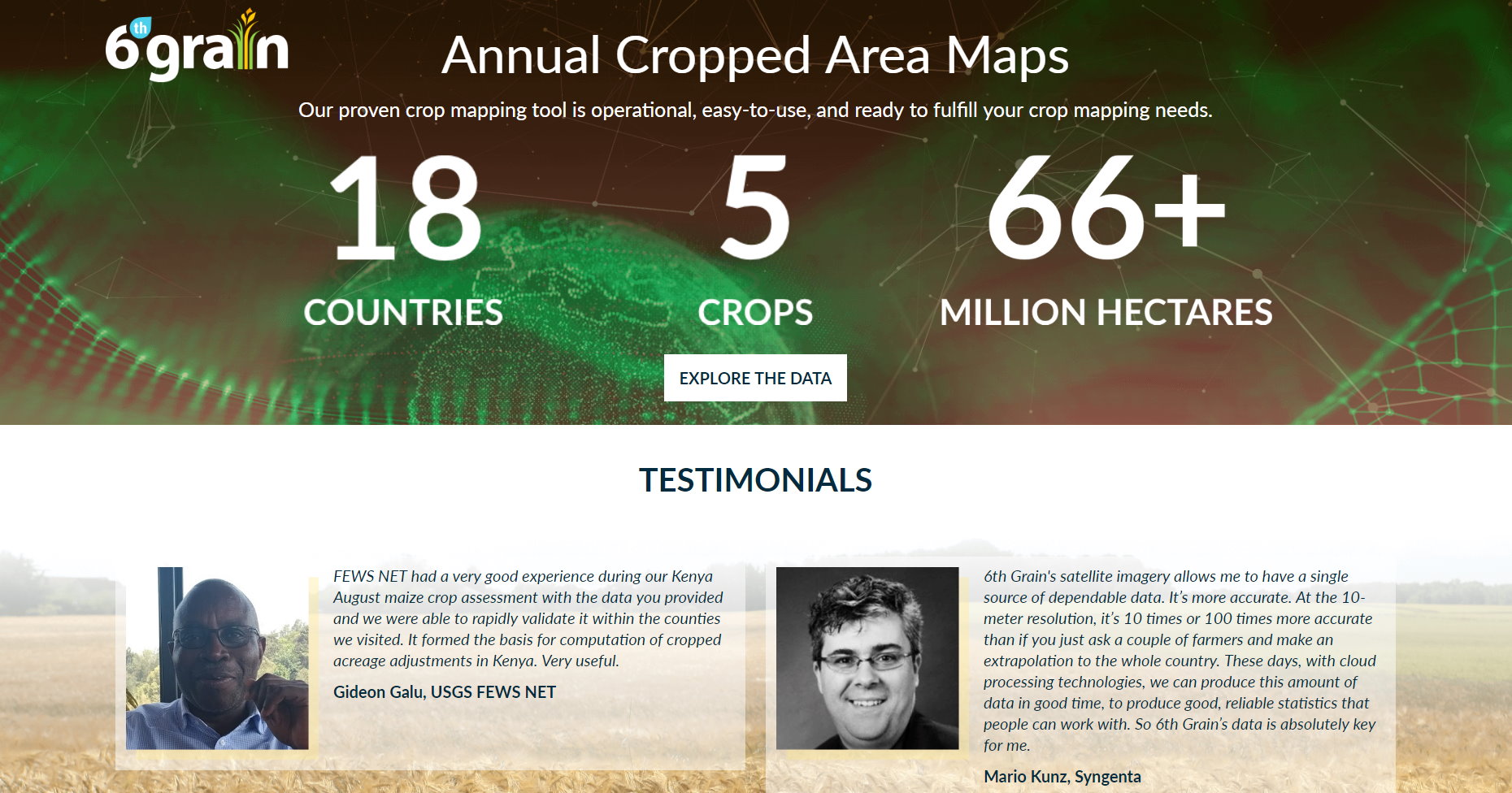 Annual Cropped Area Maps