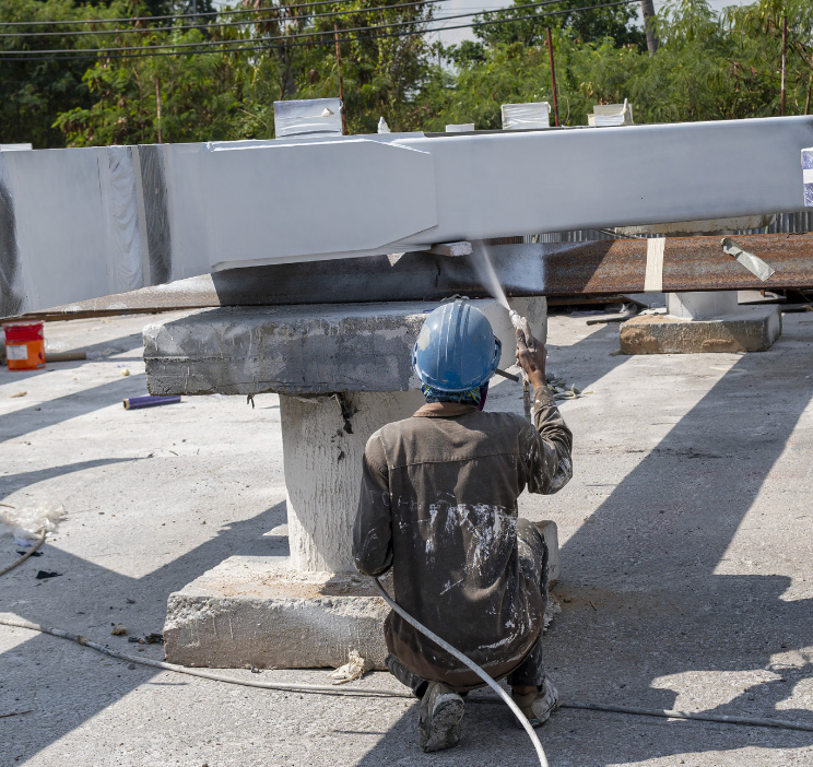 Heavy metal removal, power tooling, sandblasting and repairs to marine ...