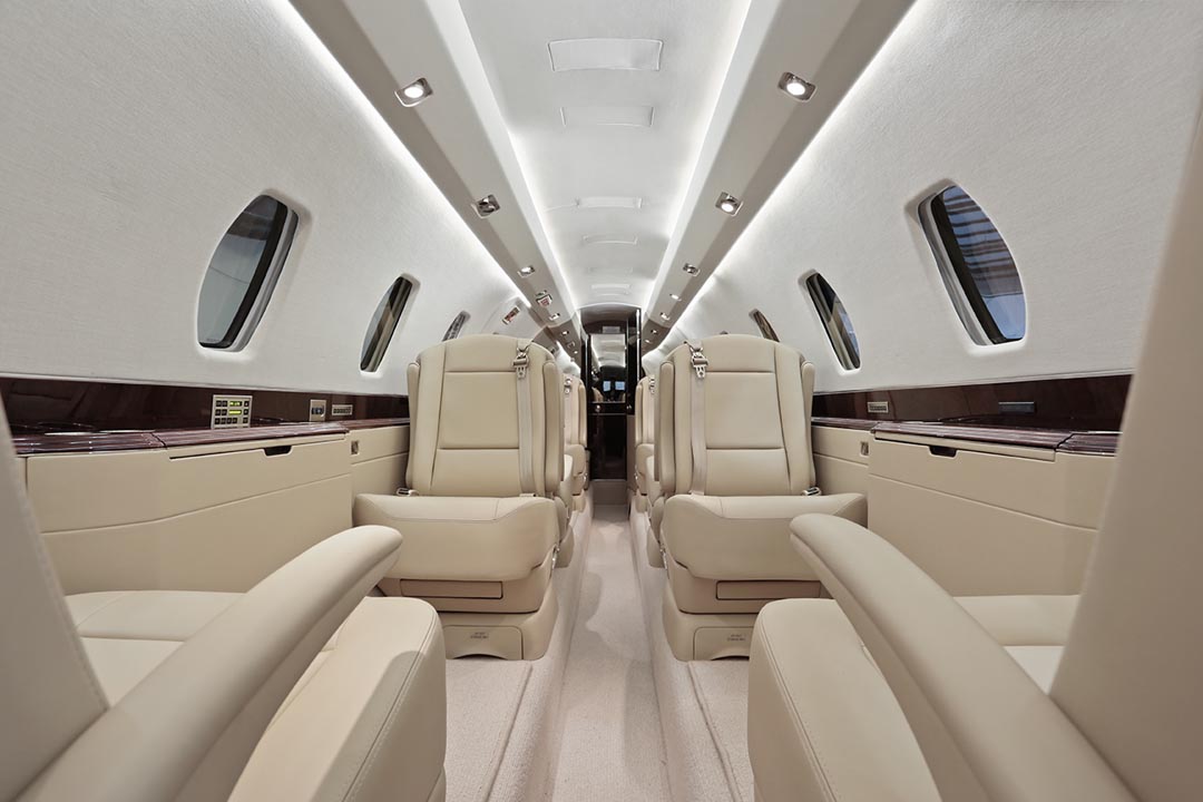 Executive Aircraft Interiors - 1997 Citation X Refurbishment Refurbishment