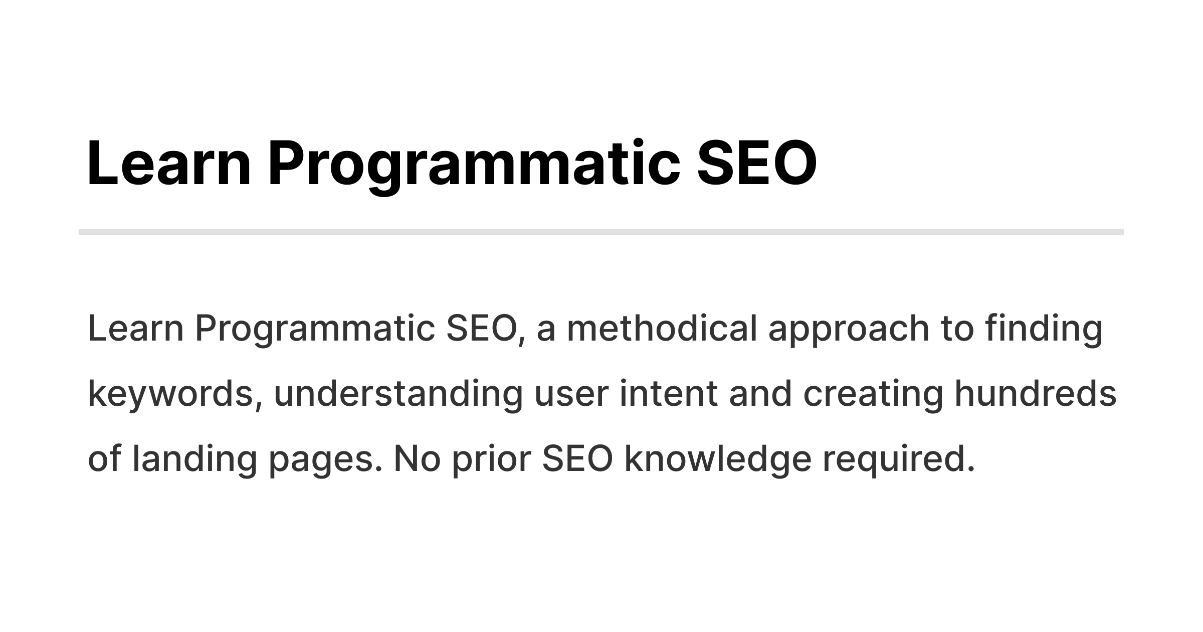 Programmatic SEO: How to Grow Google Search Traffic in 2023