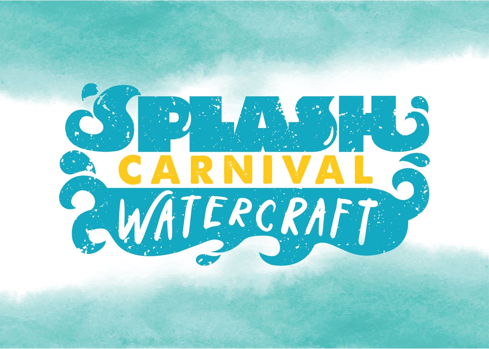 Splash Carnival Watercraft | Laura Lopez | Freelance Graphic Designer