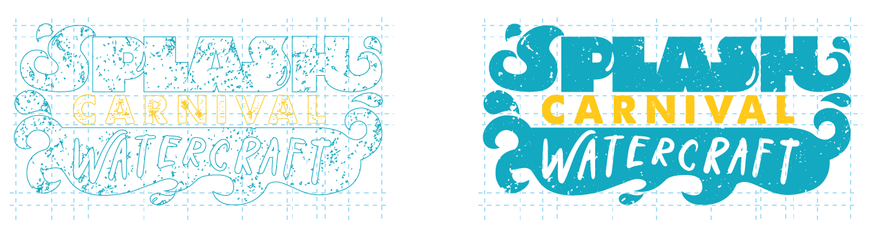 Splash Carnival Watercraft | Laura Lopez | Freelance Graphic Designer