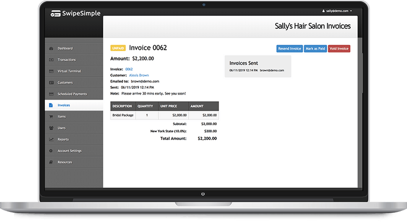 SwipeSimple Dashboard