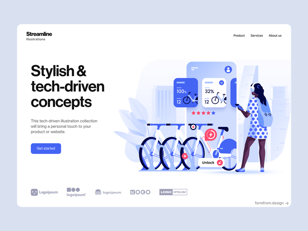 Streamline — Vector UI illustrations — Formfrom