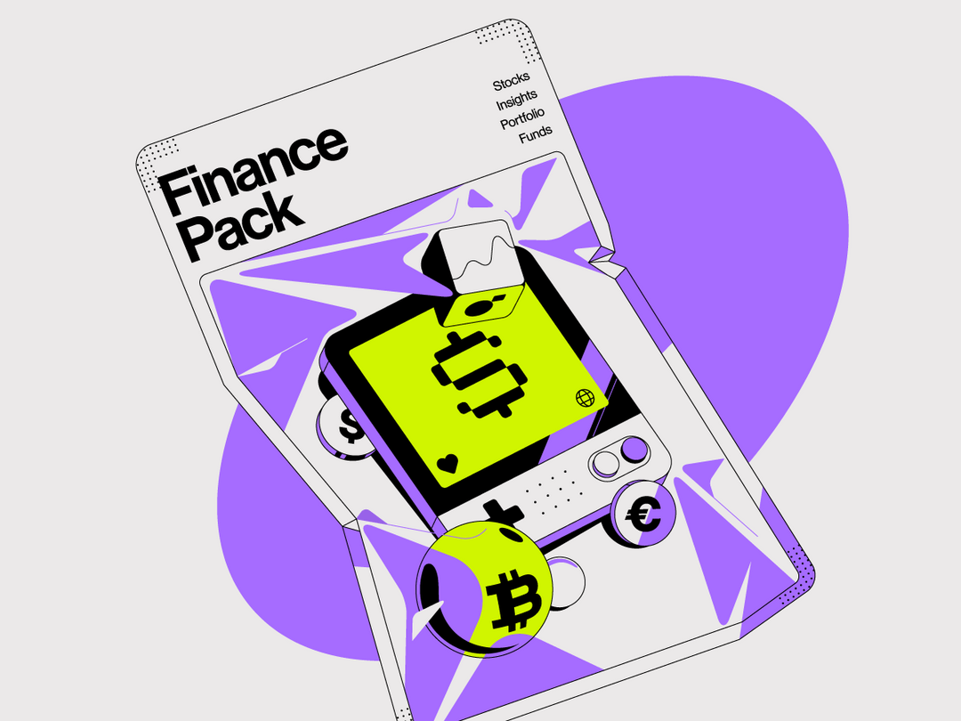 Moneyfly: banking & finance illustration pack