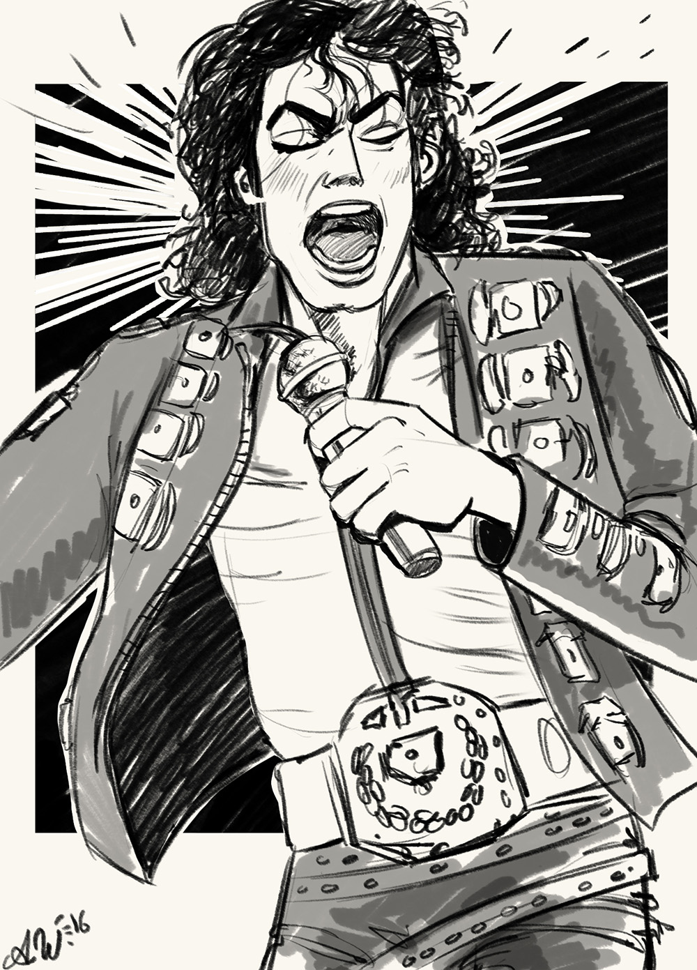 Various Michael Jackson Fan Art | Illustrator Annamaria Ward