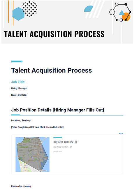 Talent Acquisition Template | Bit.ai