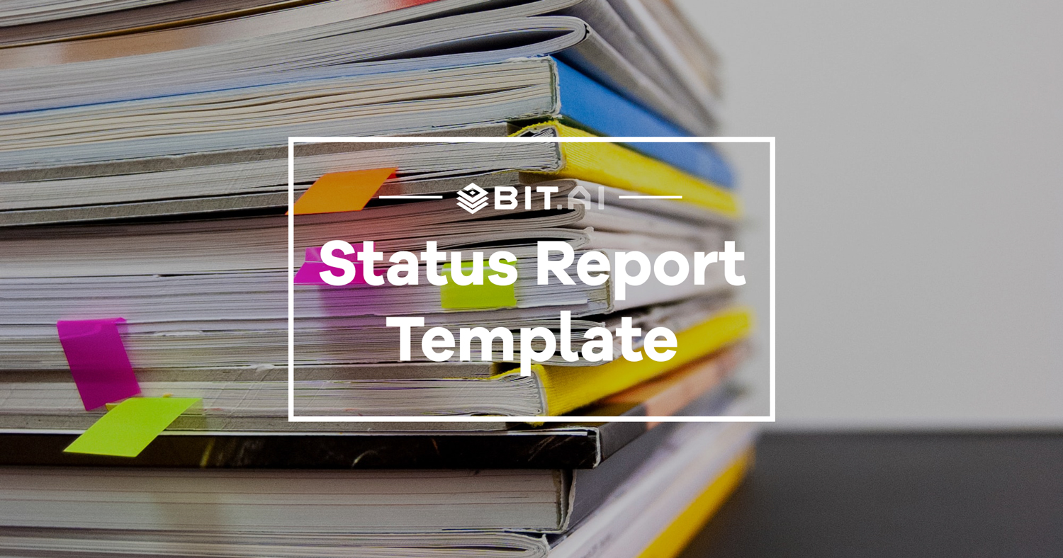 Status Report Template | Bit.ai
