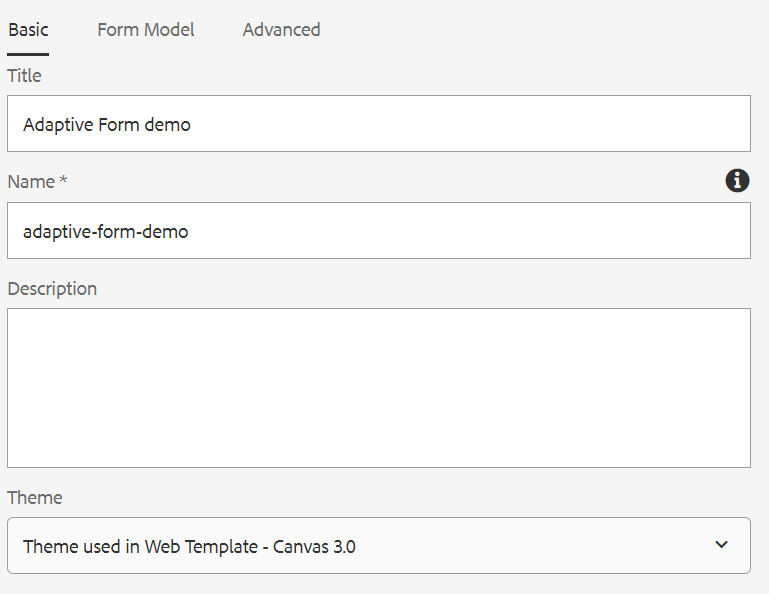 How to create an AEM adaptive form