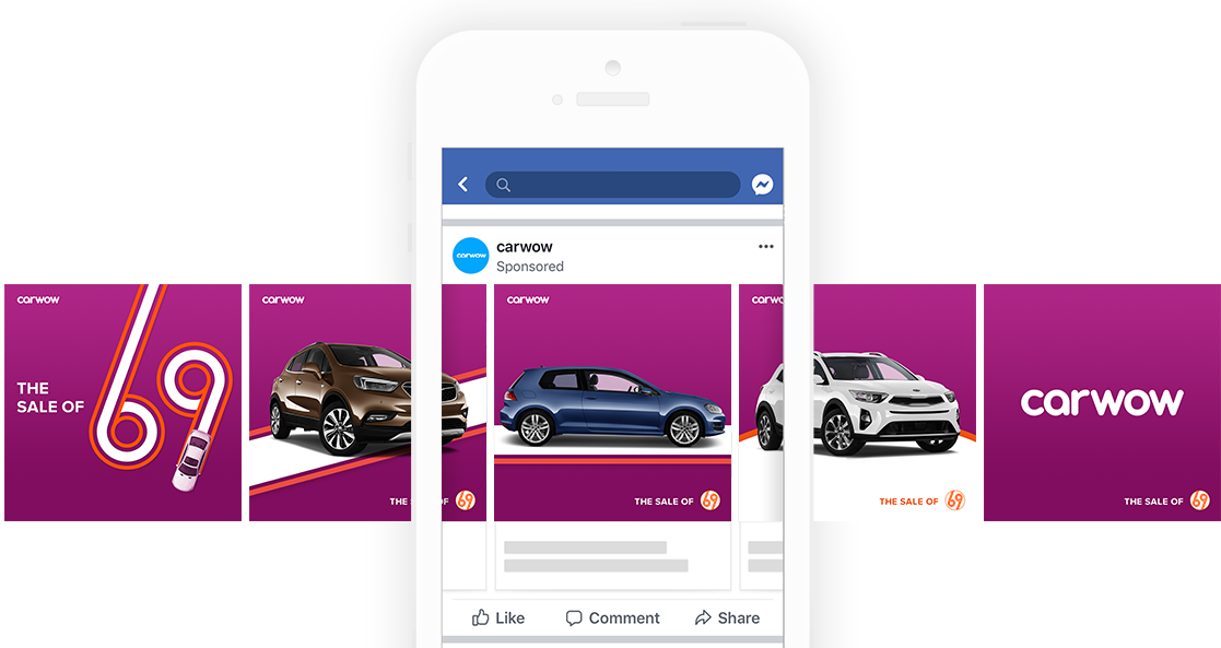 The Sale of 69 - carwow integrated marketing campaign