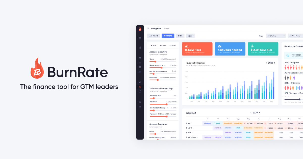 BurnRate: The Finance Tool for GTM Leaders