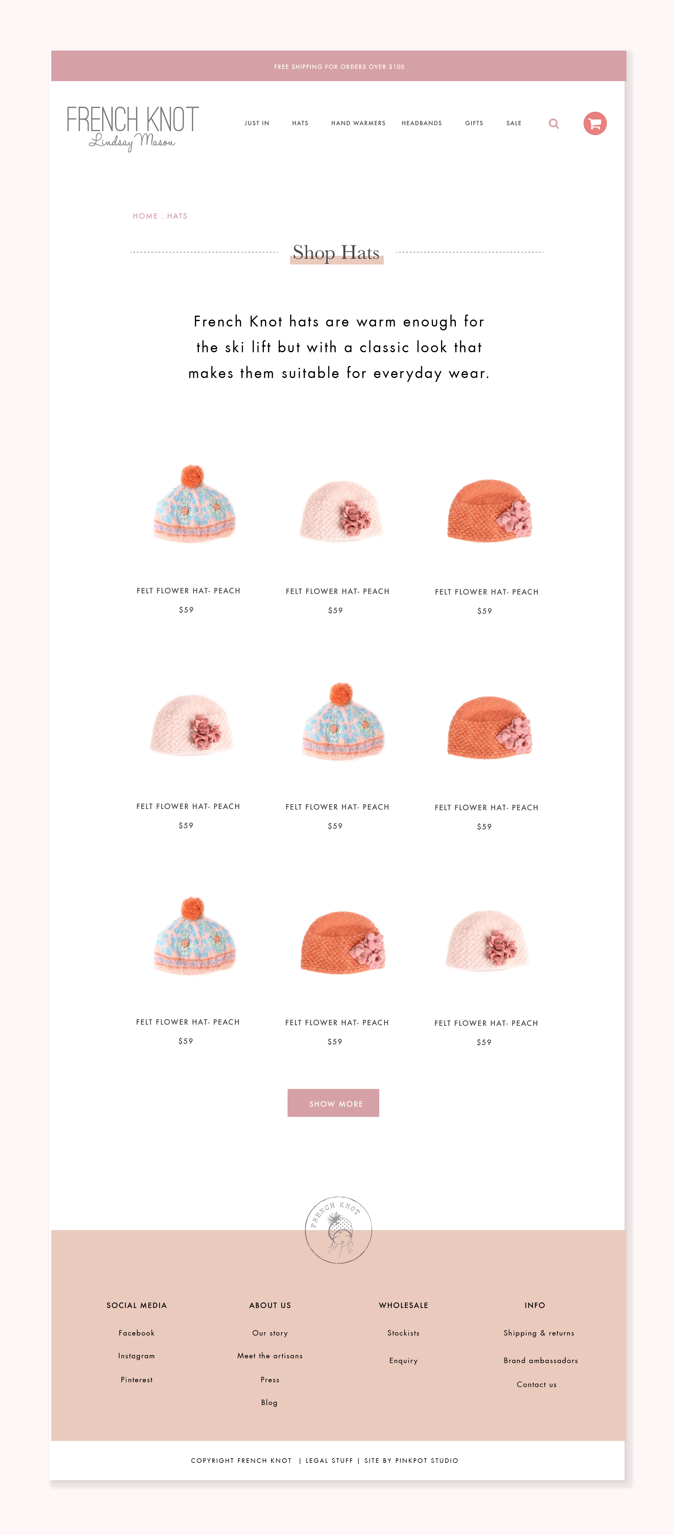 Pinkpot Studio | Shopify web design & Product photography