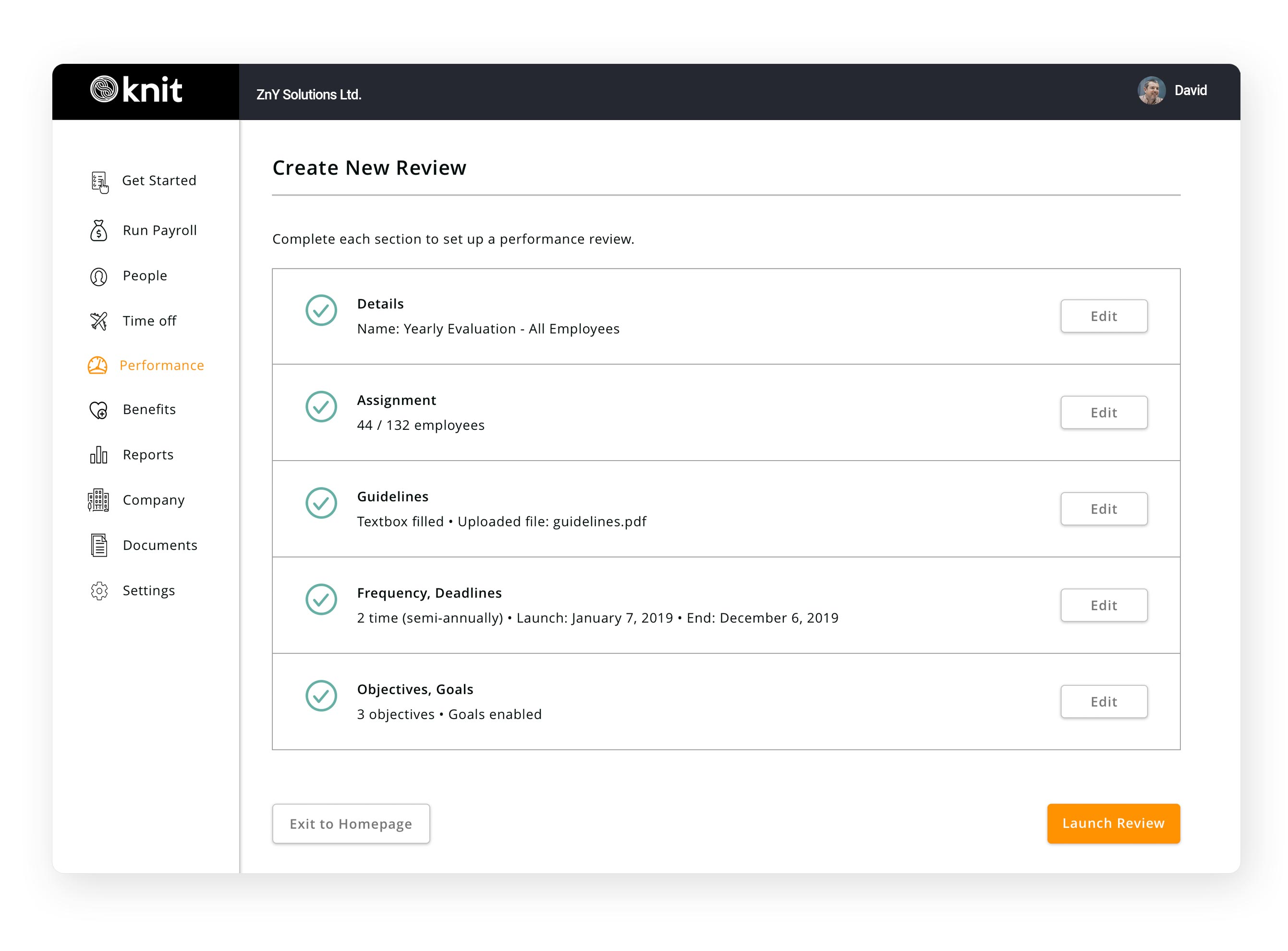 Employee Performance Management Software for Small Business | Knit People