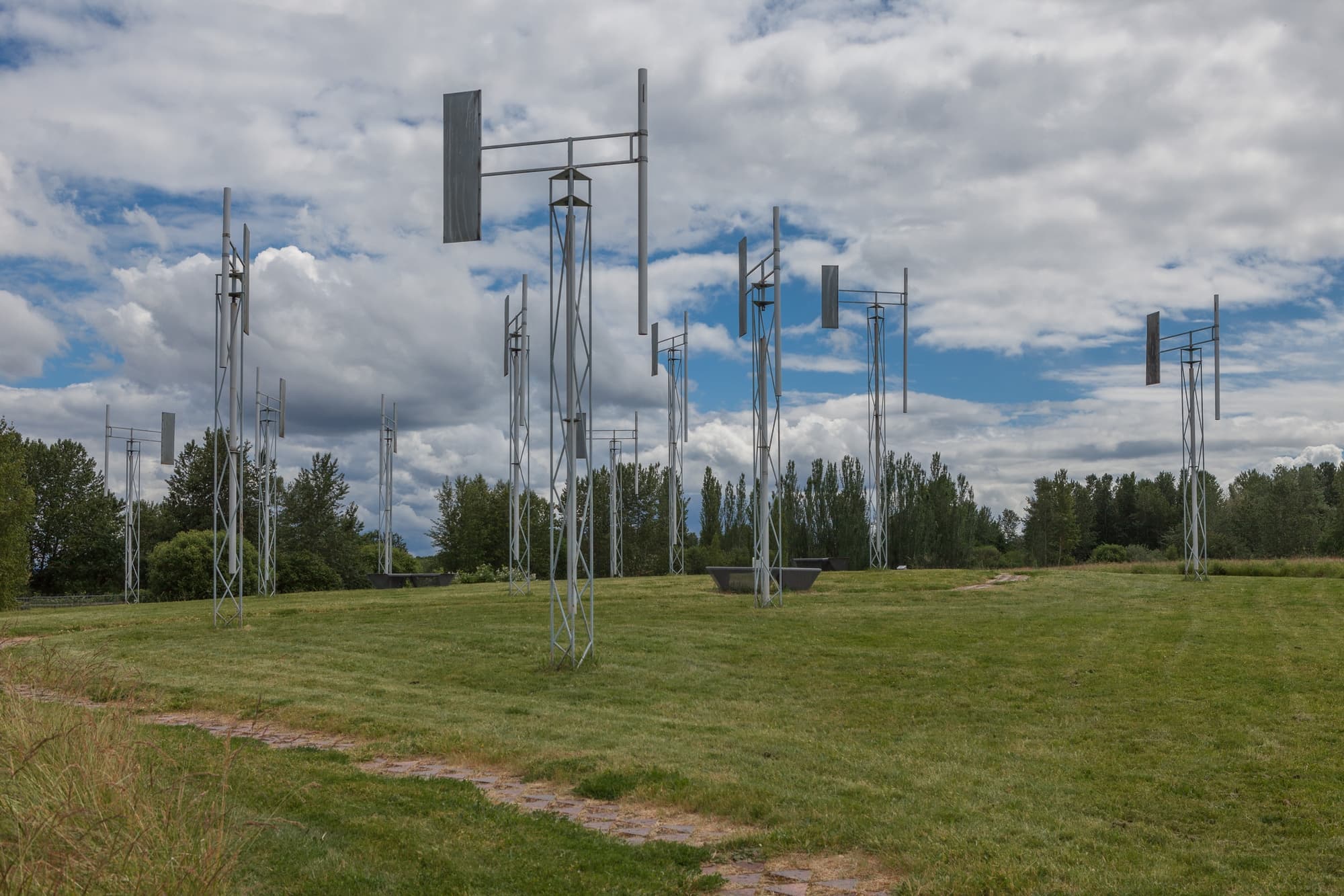 Sound Garden Sculpture in Seattle's Magnuson Park • Dan Sorensen