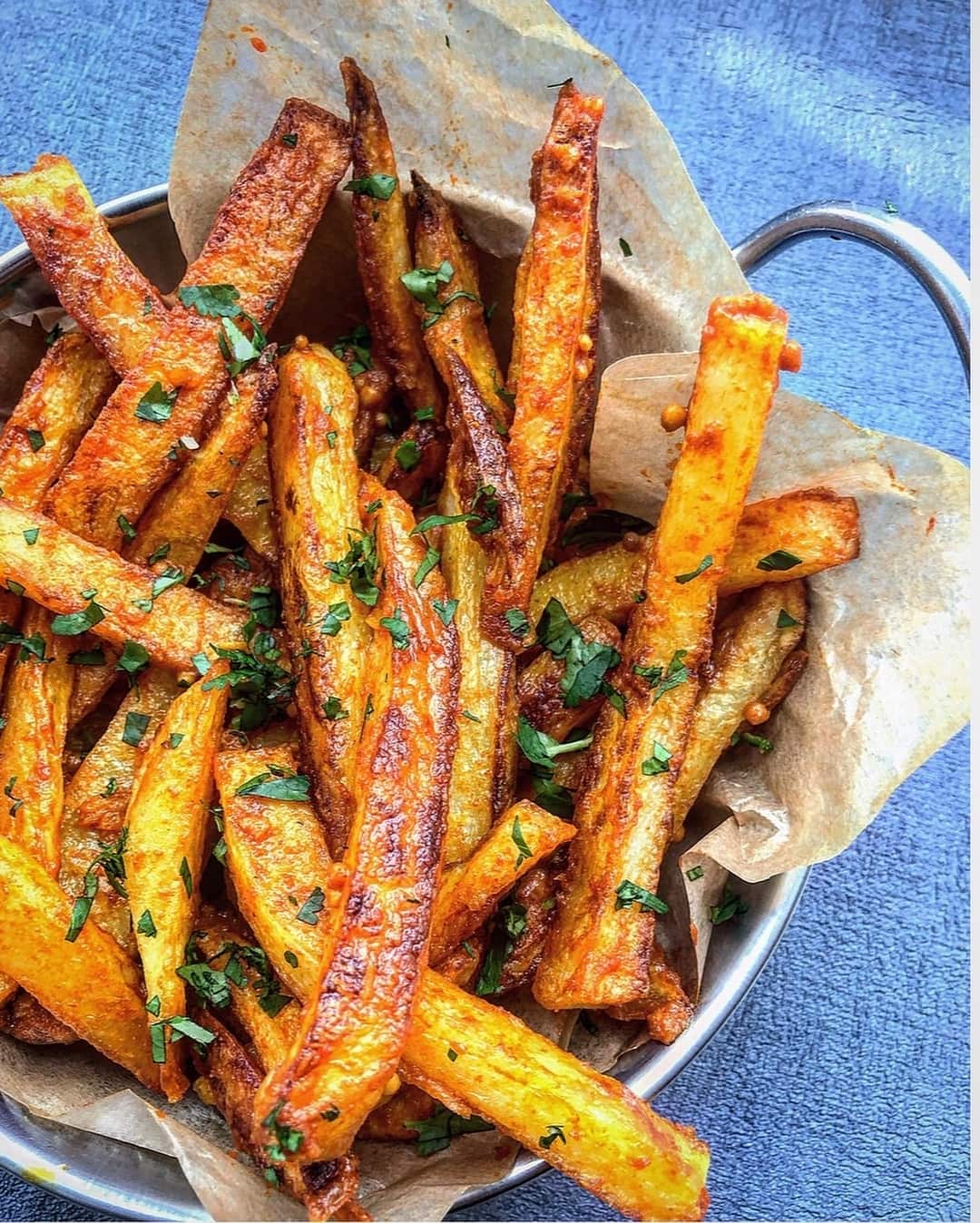 Masala fries Recipe - Katie Cooks