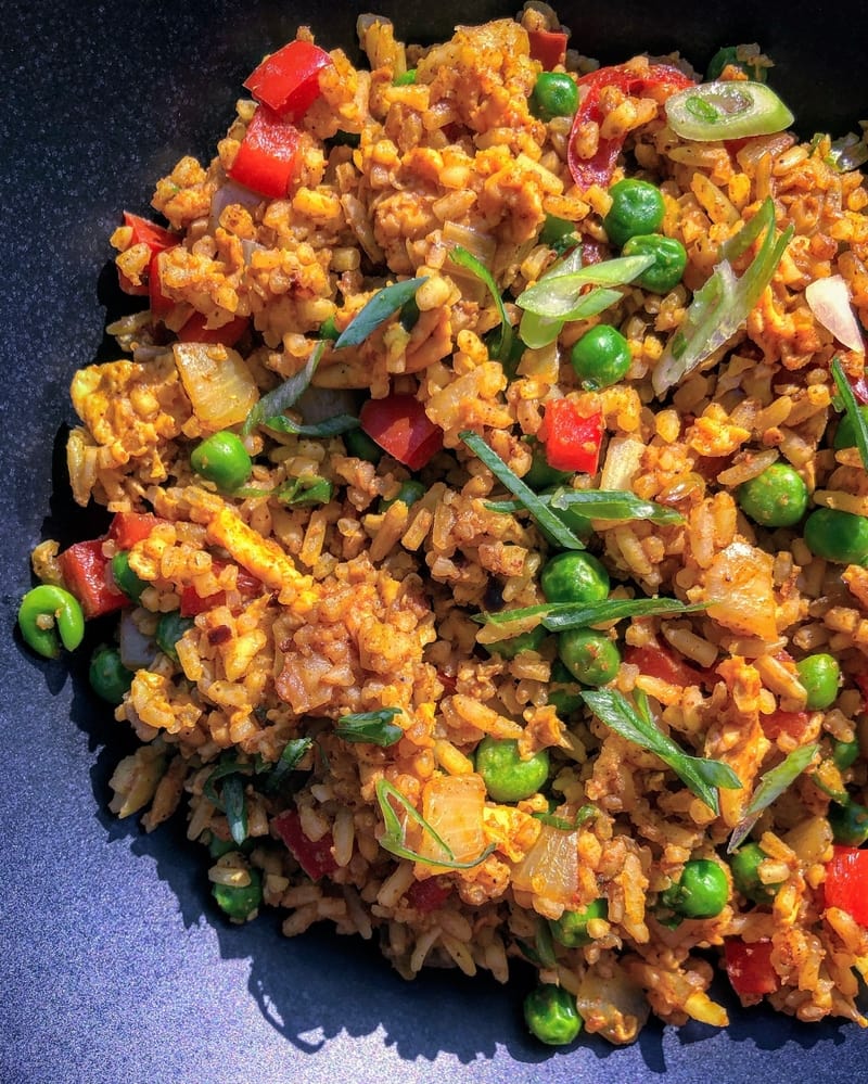 Singapore Rice Recipe - Katie Cooks